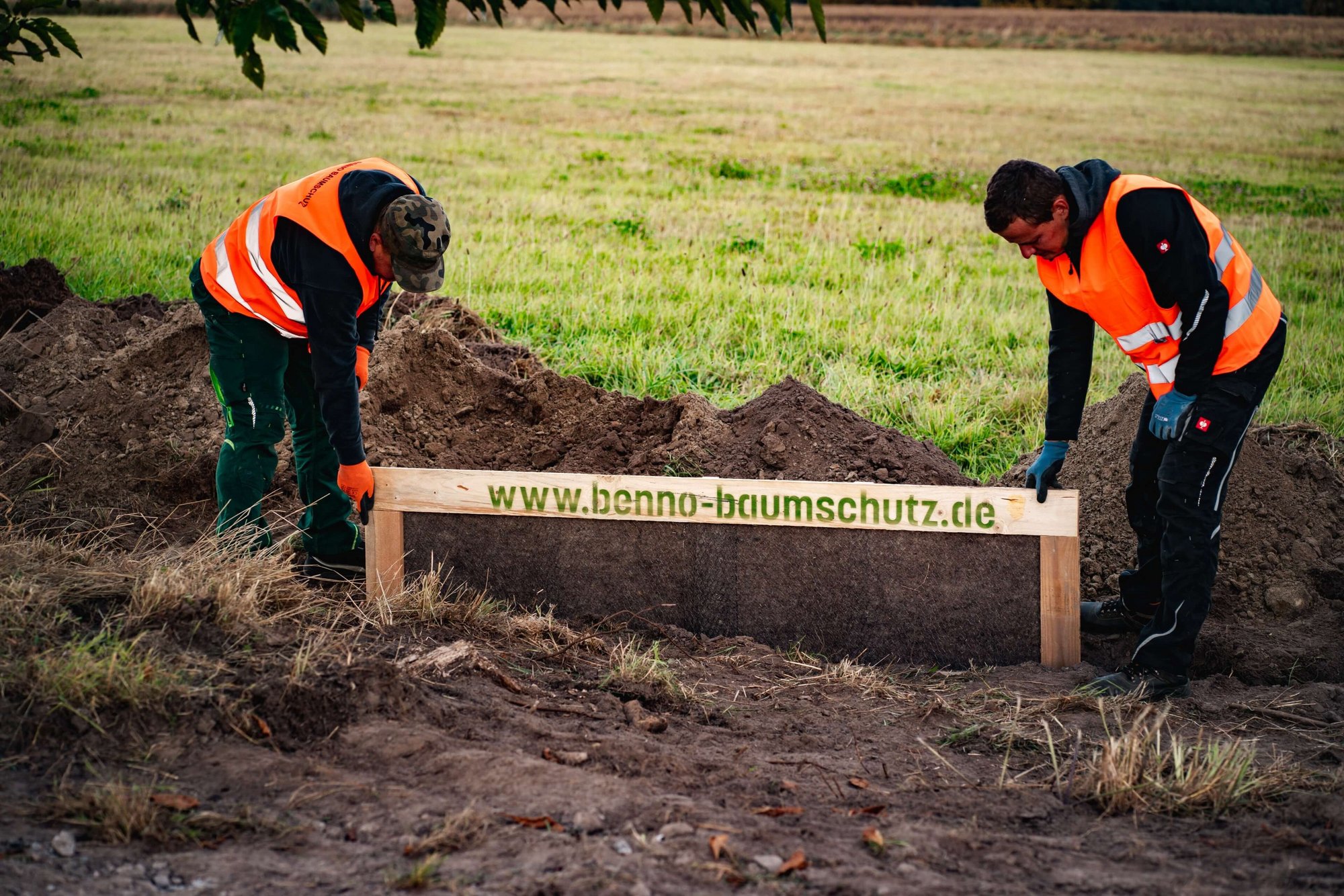 Wurzelschutz auf Baustellen